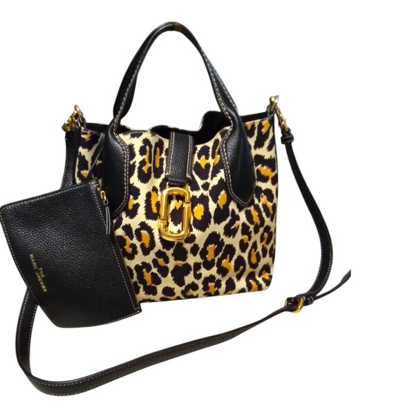 Marc Jacobs | Bags | Marc Jacobs The Leopard Reporter 2 Way Leather ...